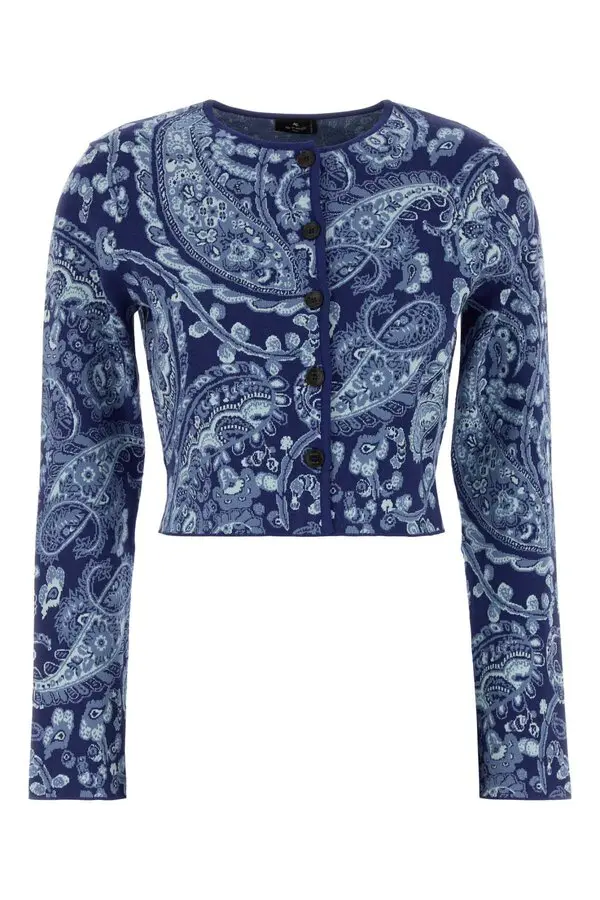Etro Embroidered Knit Cardigan - Multicolor