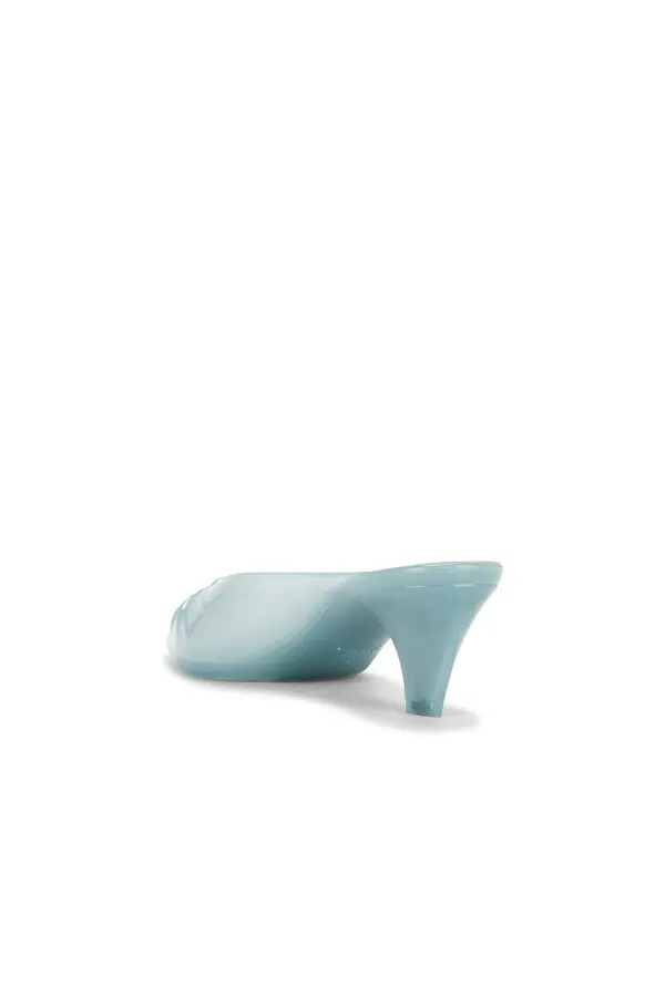 Chloé Jelly Open Toe Mule In Blue
