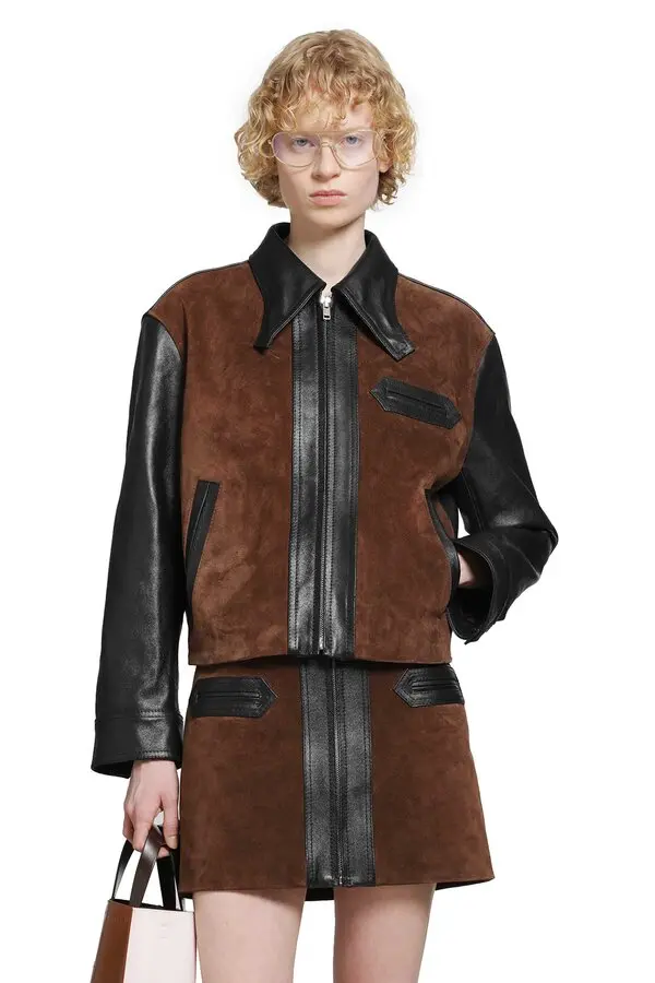 Marni Suede And Leather Jacket