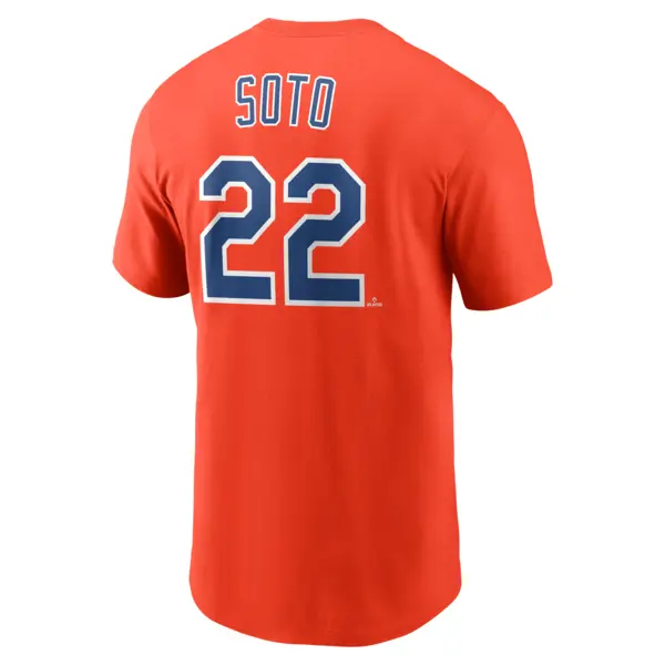 Nike Juan Soto New York Mets Cooperstown 40th Anniversary Mlb T-shirt - Orange