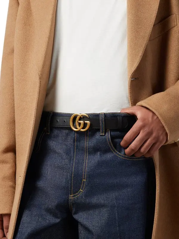 Gucci Gg Marmont Thin Belt