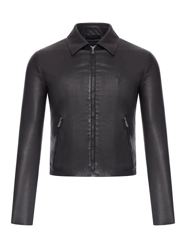 Gucci Washed Stretch Nappa Leather Jacket