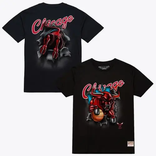 Mitchell & Ness Chicago Bulls Breakthrough T-shirt - Black