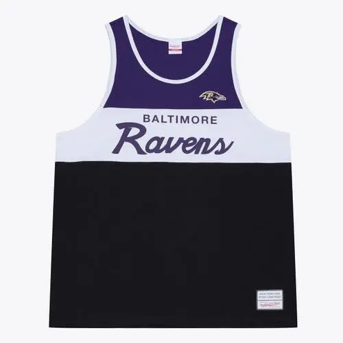 Mitchell & Ness Baltimore Ravens Color Block Tank Top