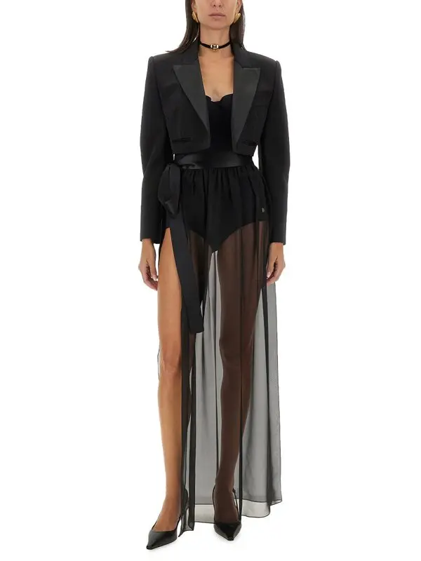 Dolce & Gabbana Silk Chiffon Maxi Skirt