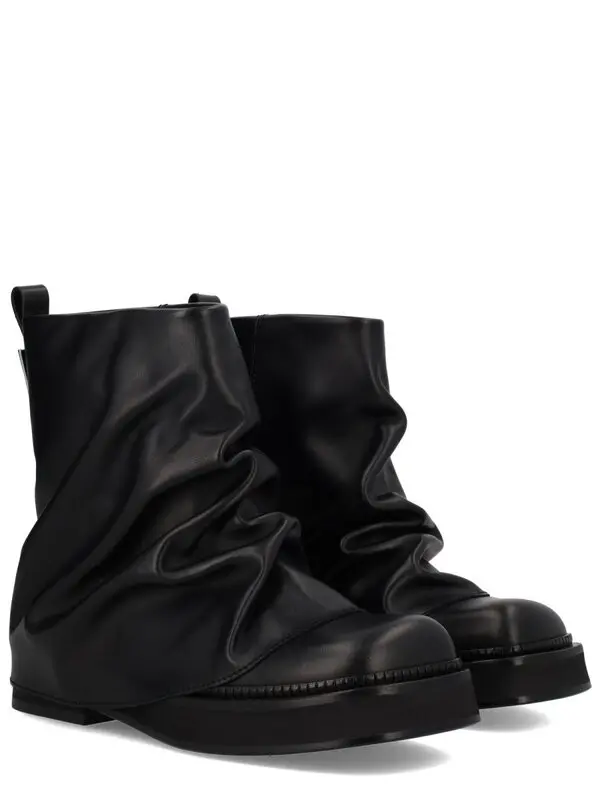 Attico Robin Mini Combat Boots - Black