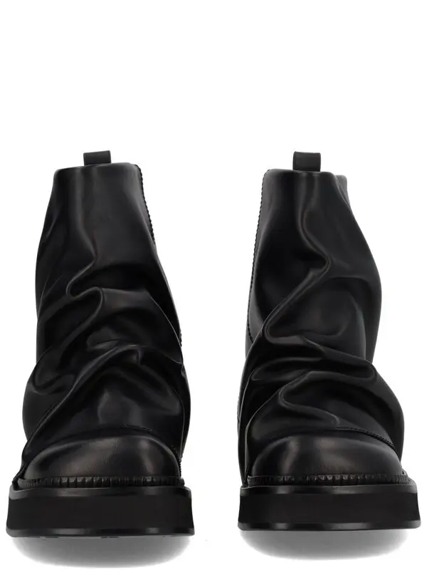 Attico Robin Mini Combat Boots - Black