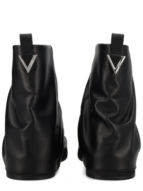 Attico Robin Mini Combat Boots - Black