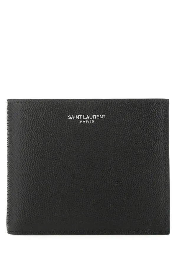 Saint Laurent Leather Wallet - Black