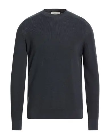 FILIPPO DE LAURENTIIS Charcoal Merino Wool Crewneck Sweater - Grey