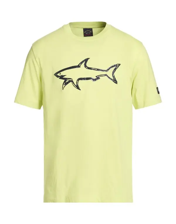 Paul & Shark T-shirt Lime Size Cotton