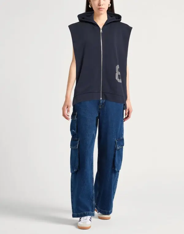 8PM Cotton Sweatshirt With Crystals