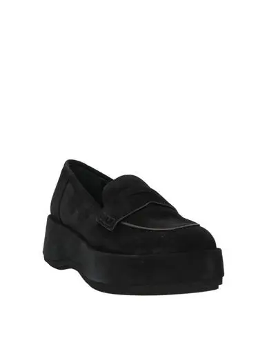 PALOMA BARCELO Suede Chunky Wedge Loafers