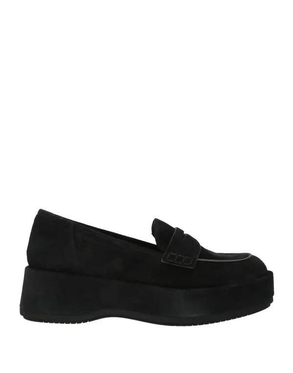 PALOMA BARCELO Suede Chunky Wedge Loafers