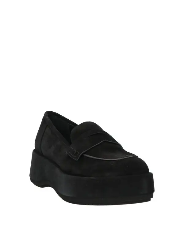 PALOMA BARCELO Suede Chunky Wedge Loafers