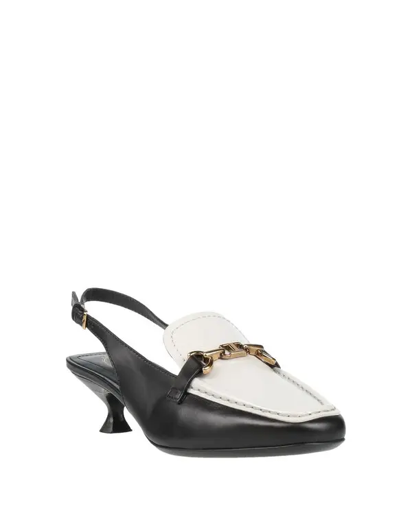 TOD'S Slingback Pumps In Calfskin With Embellished Detail