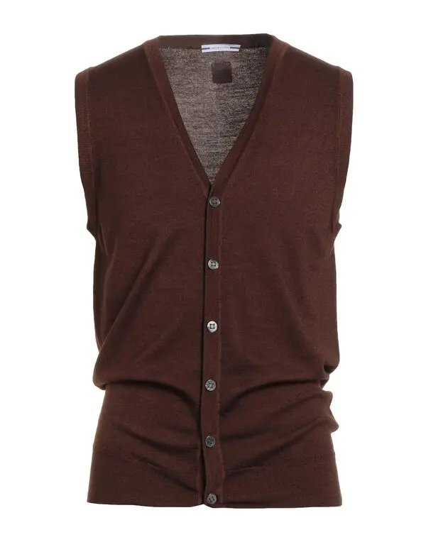 JACOB COHЁN Virgin Wool Cardigan Vest
