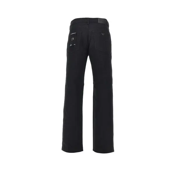 Emporio Armani J76 Stretch Cotton Gabardine Pants