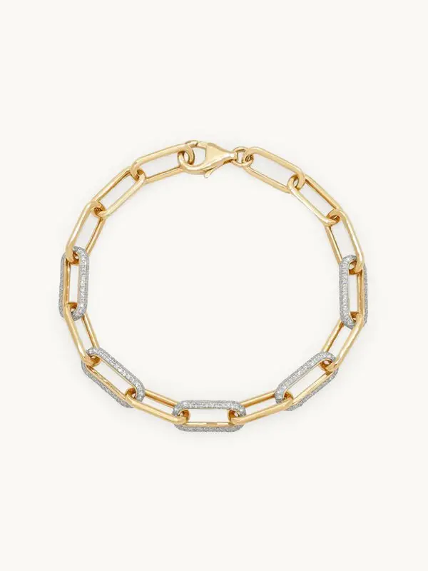 THE GOLD ALBUM Pavé Cinq Bracelet In Yellow Gold And Diamonds - One-color