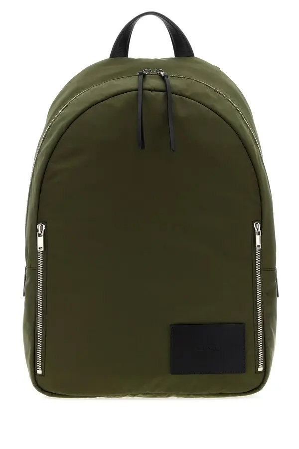 JIL SANDER Olive Fabric Urban Backpack - Green