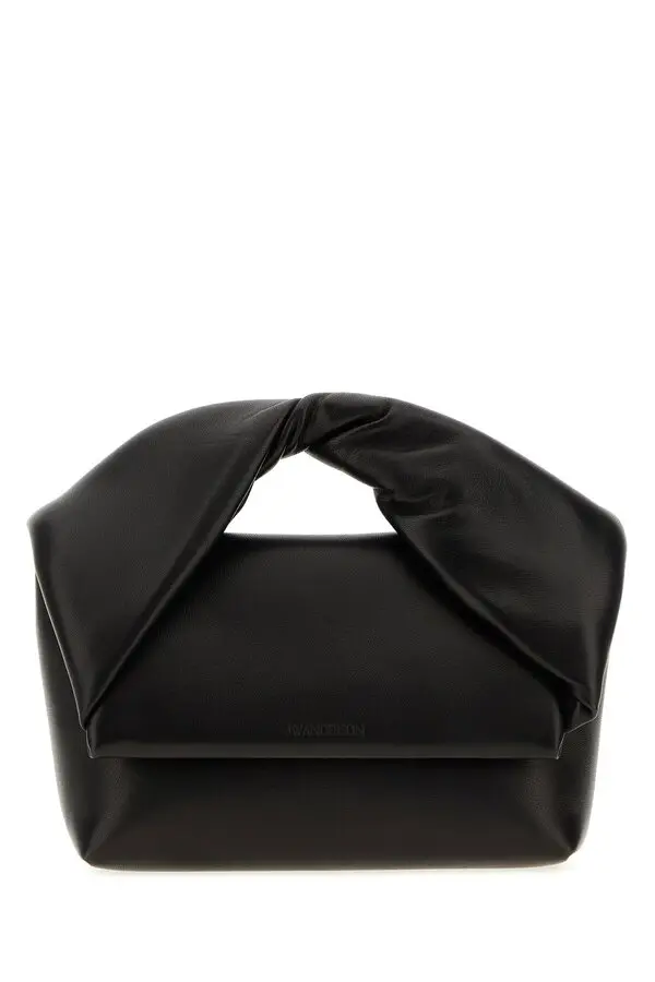 JW Anderson Leather Mini Twister Handbag - Black