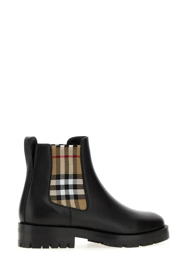 Burberry Leather Ankle Boots