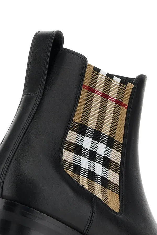 Burberry Leather Ankle Boots