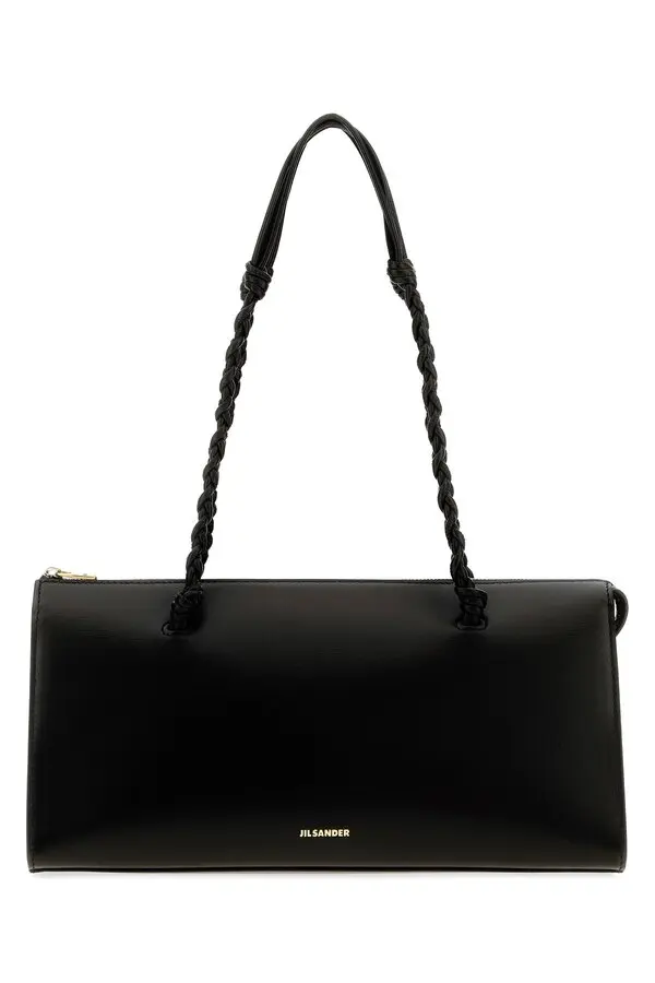JIL SANDER Leather Tangle Tent Shoulder Bag