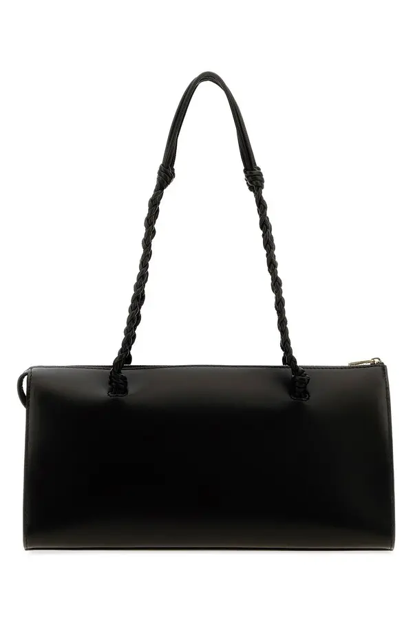 JIL SANDER Leather Tangle Tent Shoulder Bag