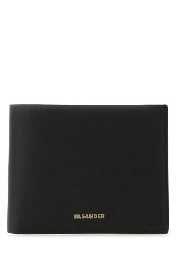 JIL SANDER Leather Wallet - Black