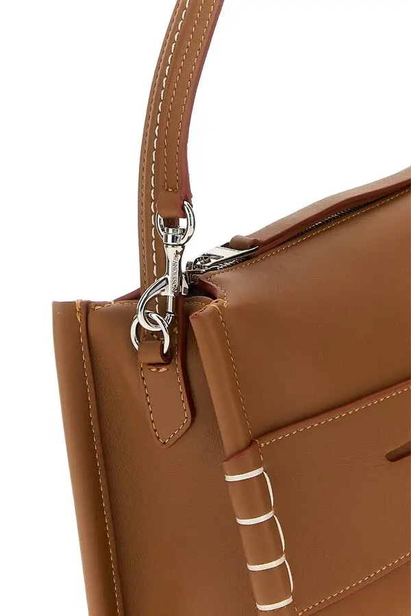 JW Anderson Camel Leather Loafers Handbag