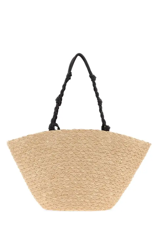 JIL SANDER Raffia Tangle Bucket Bag
