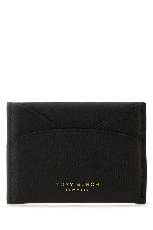 Tory Burch Leather Card Holder - Black