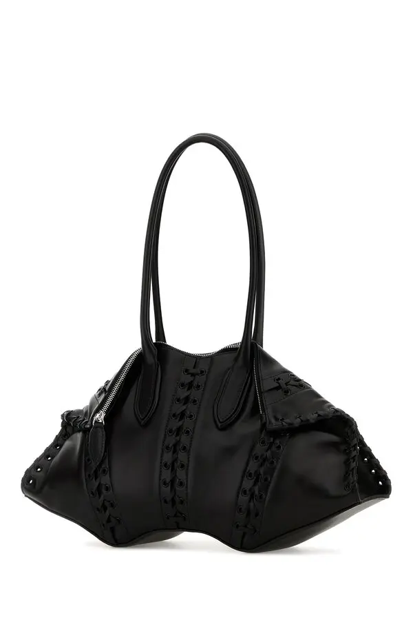 Alexander McQueen Leather Manta Shoulder Bag