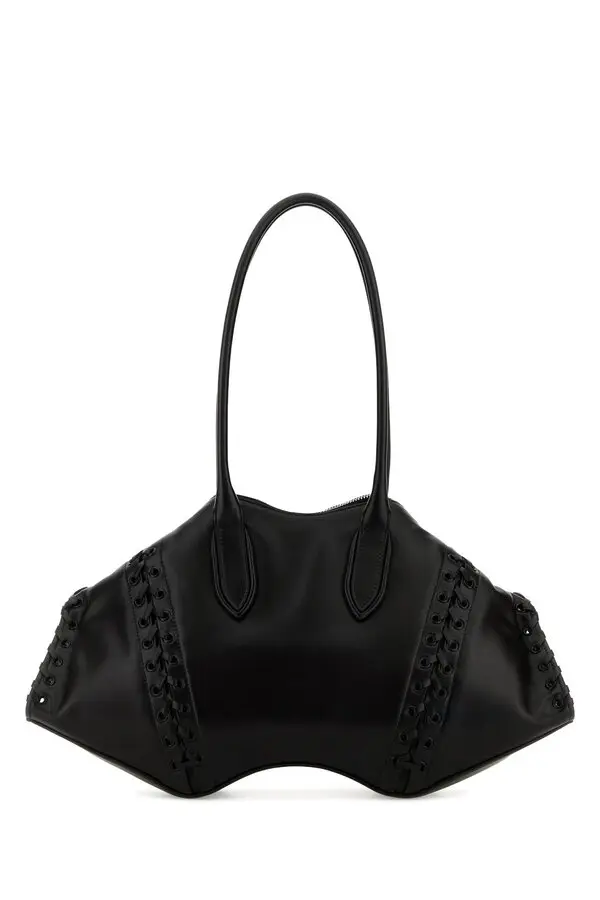 Alexander McQueen Leather Manta Shoulder Bag