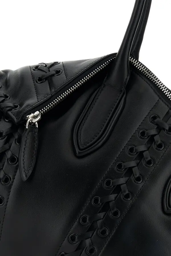 Alexander McQueen Leather Manta Shoulder Bag