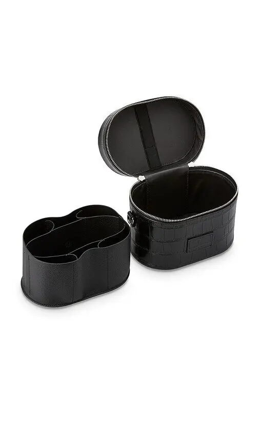 ETOILE COLLECTIVE Oval Vanity Case - Black