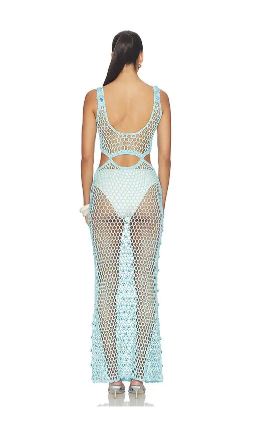 Superdown Crochet Maxi Dress