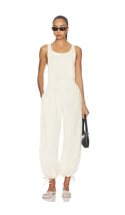 Free People Vintage Heirlooom One Piece Jumpsuit - Gardenia