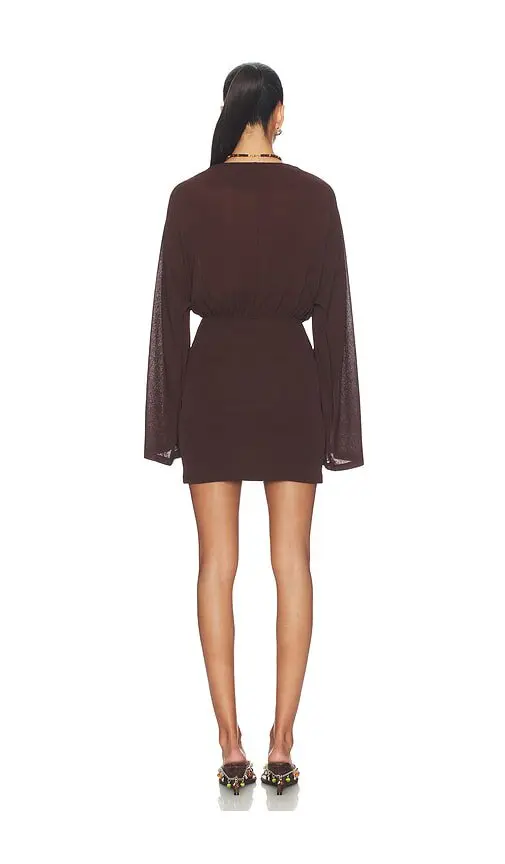 SNDYS. X Long Sleeve Mini Dress