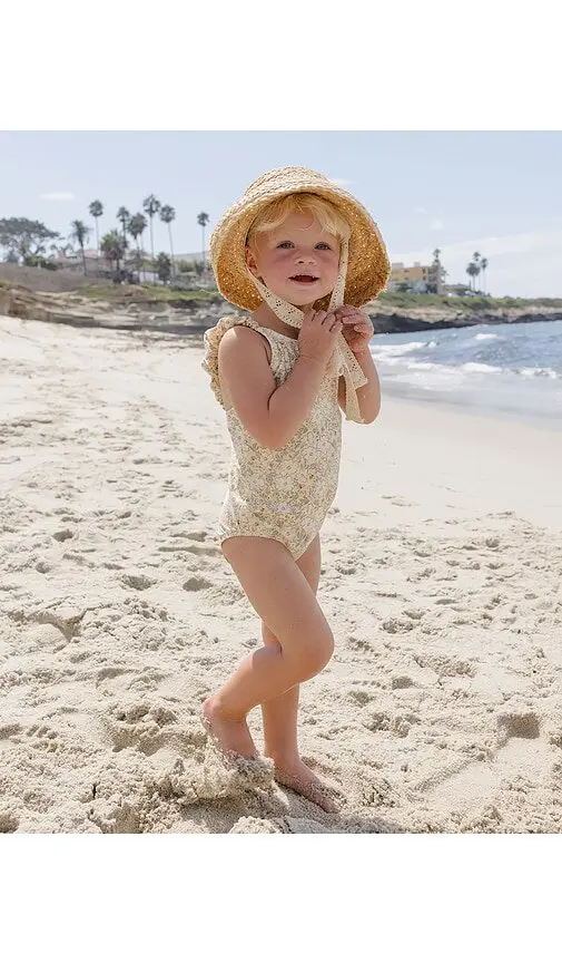 RYLEE + CRU Scrunch One Piece In Yellow