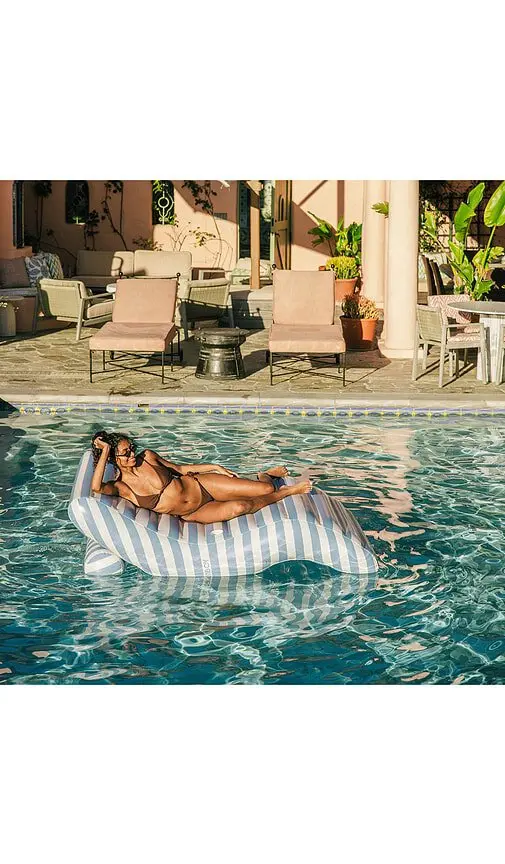 FUNBOY Chaise Lounger In Blue,white