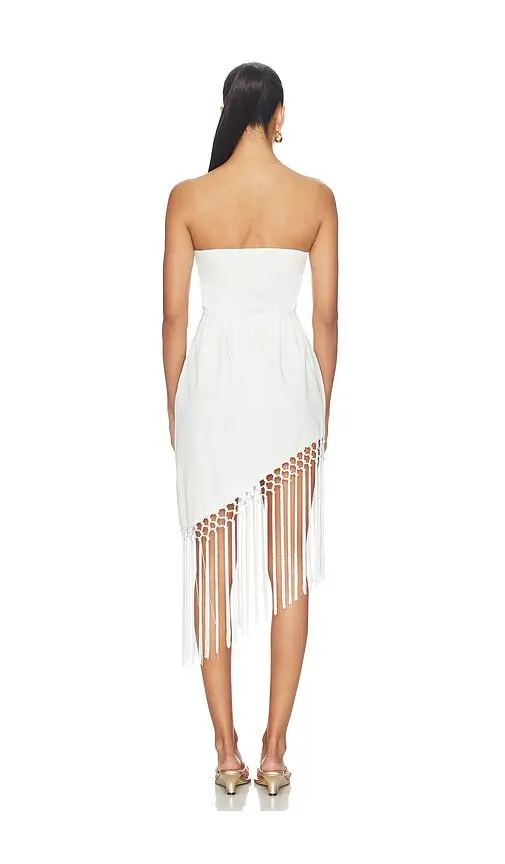SNDYS. Caspian Mini Dress With Tassel Trim