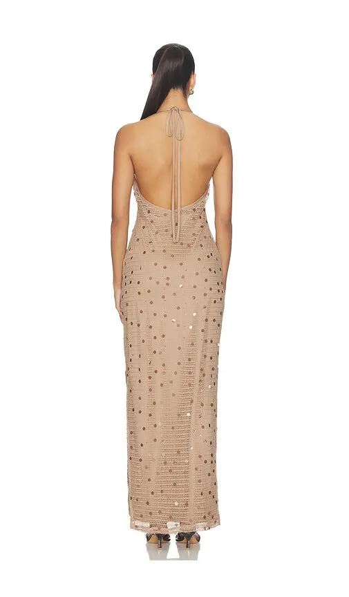 SNDYS. Kimali Maxi Dress In Brown