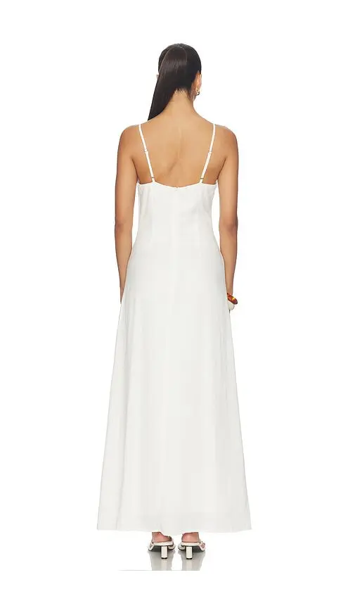 SEVEN WONDERS Unity Low Plunge Maxi Dress - White