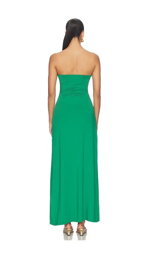 SEVEN WONDERS Strapless Gathered Maxi Dress