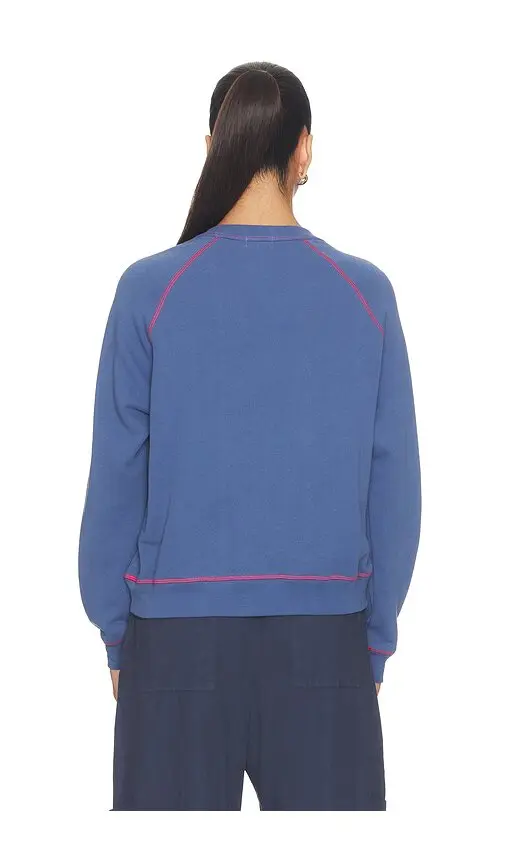 Donni. Eco-terry Contrast Stitch Sweatshirt