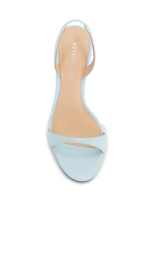 Retrofete Patent Leather Slingback Stiletto Sandals