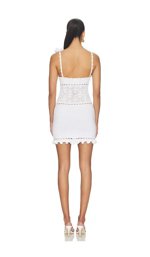Retrofete Orleane Crochet Mini Dress