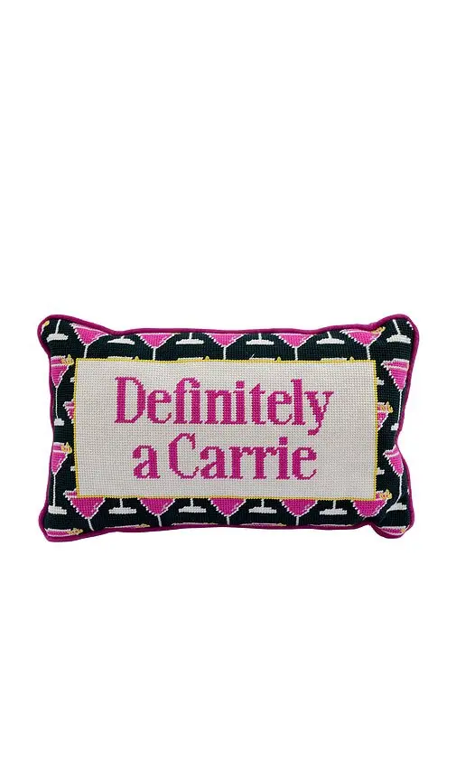 FURBISH Carrie Needlepoint Pillow In Pink - N,a